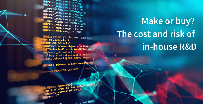 Make or buy? Economics of In-House Software Development vs. Licensing